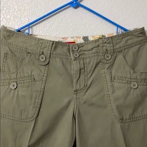 Mossimo Supply Co. | Pants & Jumpsuits | Army Green Capri Pants | Poshmark